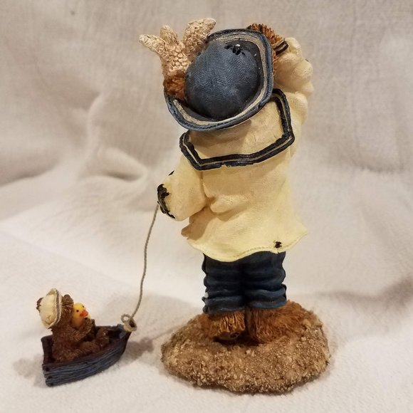 Boyds Bears | Accents | Boyds Bear With Small Bear In Boat Figurine ...